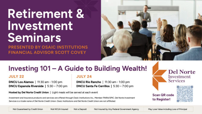 July 2025: Investing 101- A Guide to Building Wealth | Del Norte Credit ...